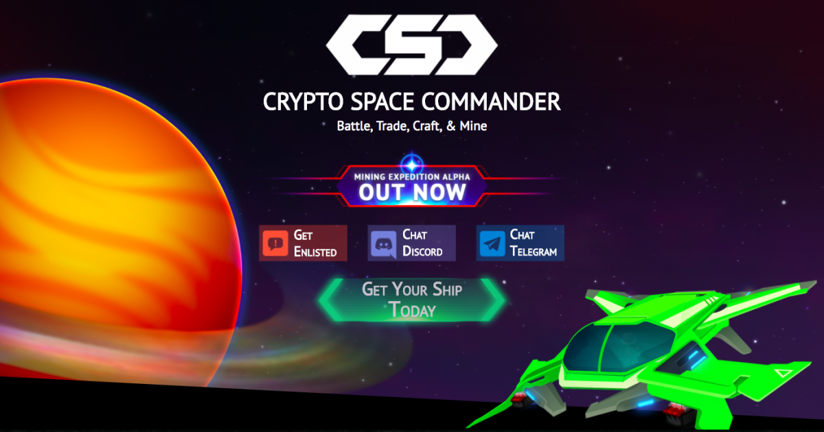 【83ETHで落札され話題】宇宙船でバトル&マイニング！Crypto Space Commanderとは？ | BCGI NEWS