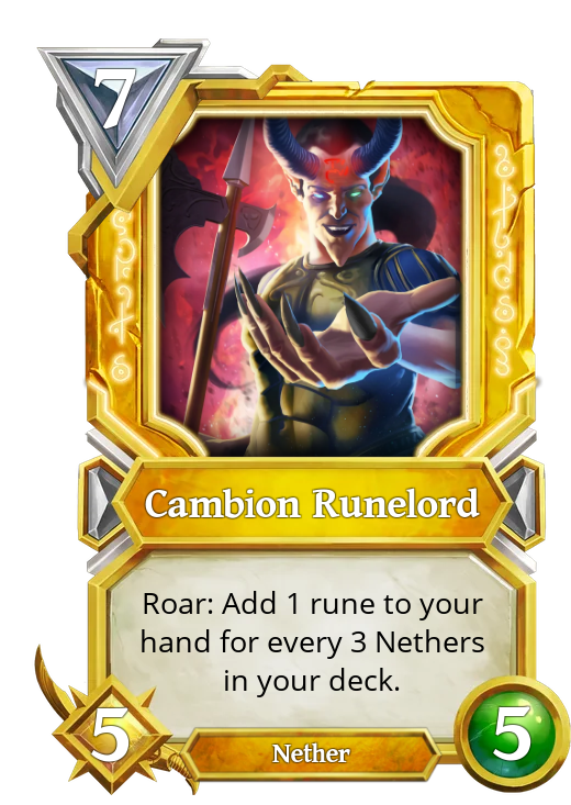 Cambion Runelordの取引価格推移・相場情報 Gods Unchained TCG(ゴッズ アンチェインド) | ブロックチェーン ...