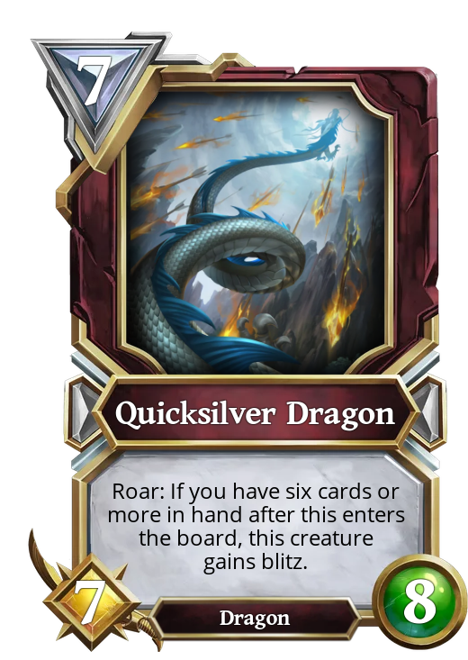 Quicksilver Dragonの取引価格推移・相場情報 Gods Unchained TCG(ゴッズ アンチェインド) | ブロック ...